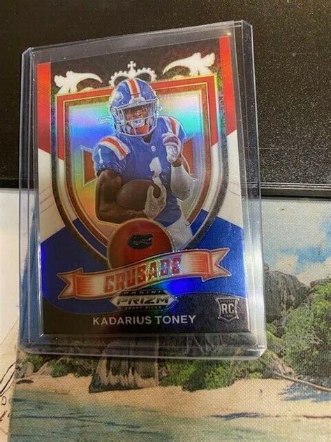 2021 Prizm Draft Picks Crusade 176 Kadarius Toney MINT FROM PACK