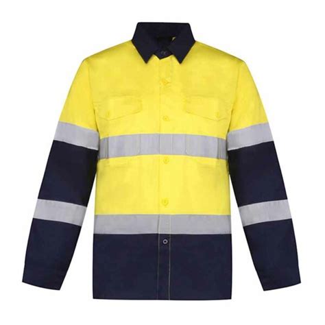 Hi Vis Long Sleeve Safety Work Shirts Lino Safety China 16 Years