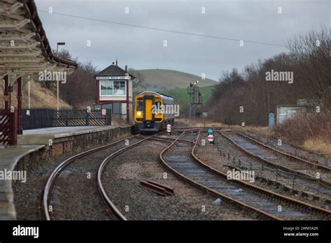 Northern Rail Class 158 Train 158757 Passing The Midland Railway Signal