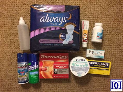 Post Partum Recovery Kit Vaginal And C Section Defiantly Domestic
