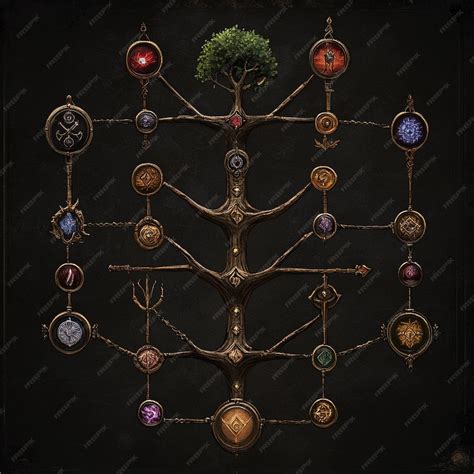 Rpg Character Progression With Skill Trees And Equipment Upgrades