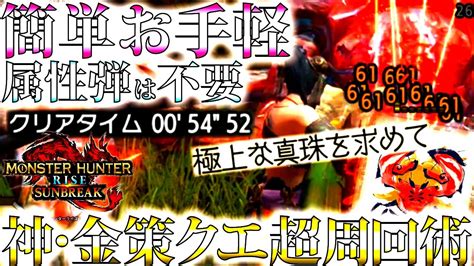 【サンブレイク0分周回】お手軽周回で怯みダウン拘束で終わる、神金策クエを高速周回する超超火力型でも安定する散弾ヘビィ。おすすめ並おま型紹介