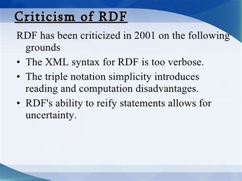 Introduction To Rdf And Rdfs