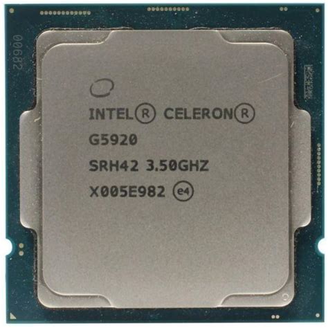 Intel Celeron G5920 Srh42 2c 3 5ghz 2mb 58w Lga1200 Bx80701g5920 パワーテクノロジーストア 通販 Yahoo ショッピング