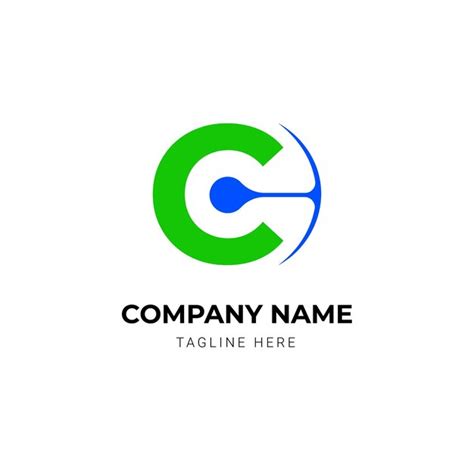 Conceito De Design De Logotipo De Carta Moderna Vetor Premium