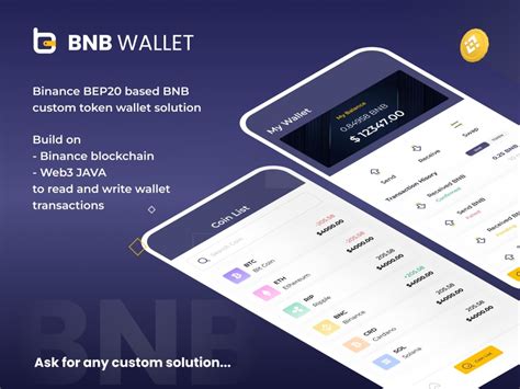 Crypto Wallet BNB BEP20 Based Custom Token Wallet Solution Upwork