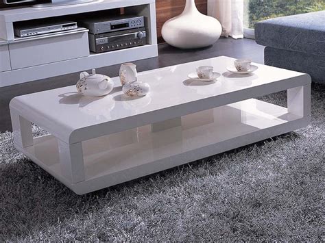 Table Basse Blanc Laqué Laque Blanc Table Basse Blanche