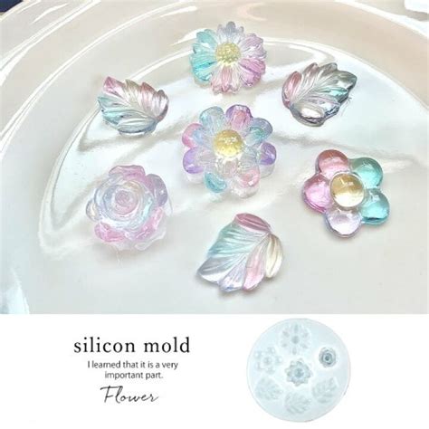 5％off シリコンモールド フラワー2 モールド レジンクラフト Bf