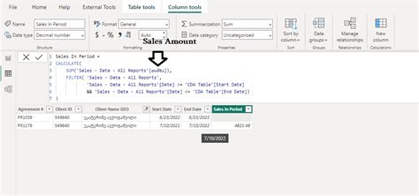 solved help calculated column sales between dates for e microsoft fabric community
