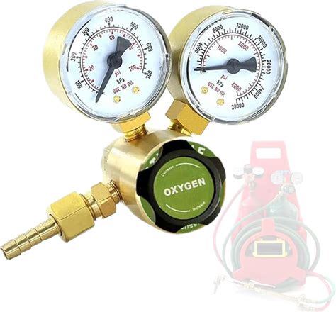 Kolensa Medidores De Gas De Soldadura Regulador De Oxígeno Cga 540