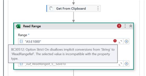 able to read range workbook without error activities uipath