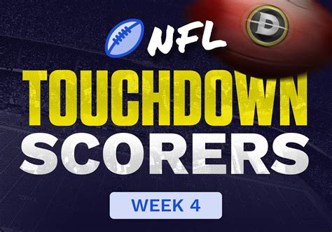Nfl Week 4 First And Anytime Touchdown Scorer Predictions [2023]