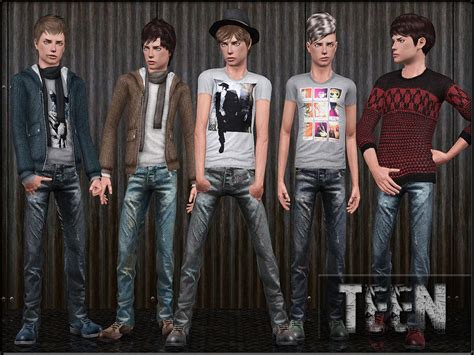 The Sims Resource Teenmalefashionset3