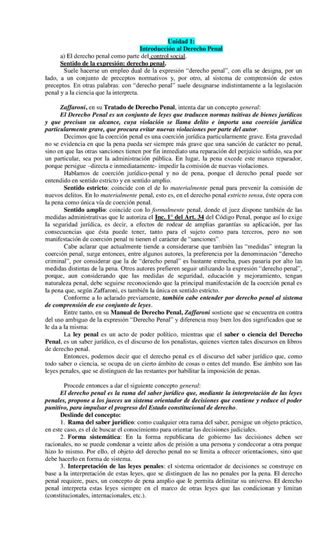 Primer Parcial 2021 Apuntes 1 2 3 Unidad 1 Introducción al Derecho