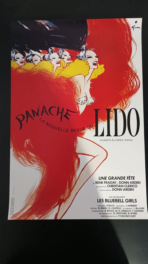 René Gruau Panache La Nouvelle Revue Du Lido Catawiki