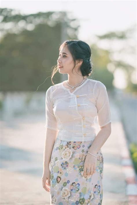 Пин от пользователя Ruri на доске Myanmar Clothes