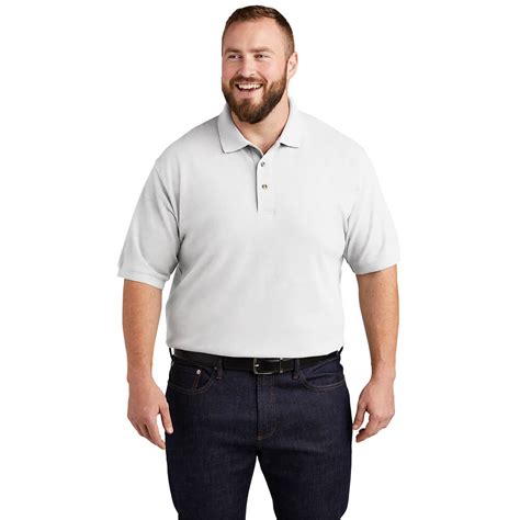 Port Authority Heavyweight Cotton Pique Polo Big And Tall Mart