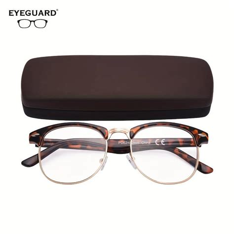 Eyeguard Round Half Metal Frame Reading Glasses Readers Unisex With