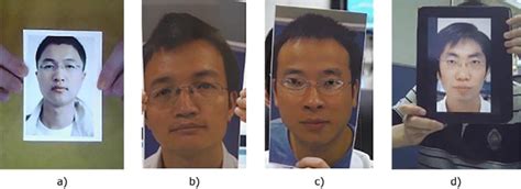 Types Of Photo Attacks A Print Photo Attack B Warped Photo Attack