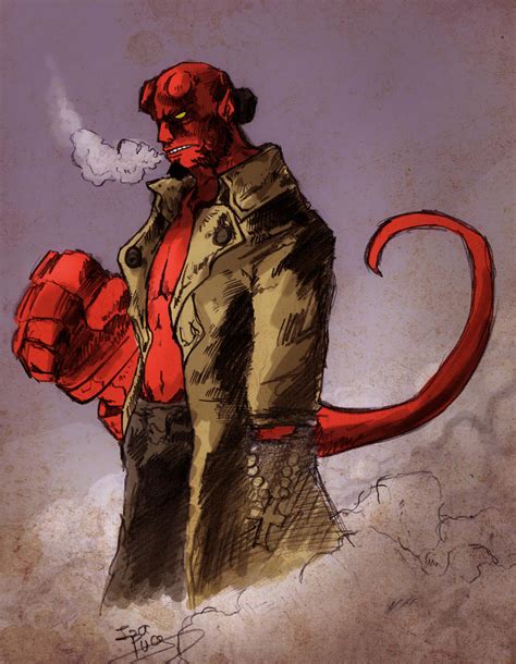 Hellboy By Izapug On Deviantart