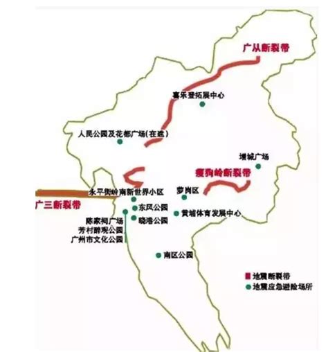 荔湾区断裂带分布图 龙泉山断裂带分布图 大山谷图库