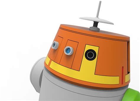 Chopper Droid Replica Wip Aluminium And 3d Printed Rpf Costume And