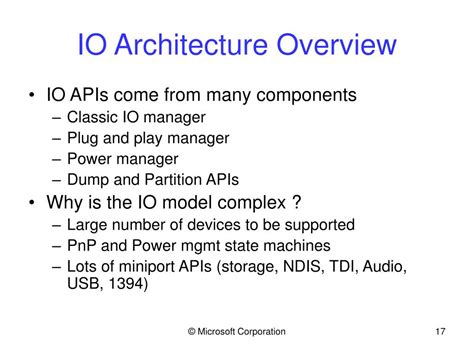 Ppt Windows Kernel Internals I O Architecture Powerpoint Presentation