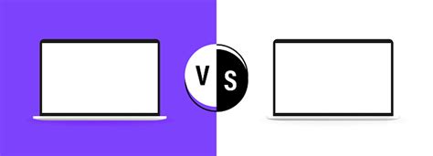 두 개의 서로 다른 노트북의 비교 비교를 위한 Vs 배경 벡터 일러스트레이션 0명에 대한 스톡 벡터 아트 및 기타 이미지 0명 3차원 형태 검사 보기 Istock