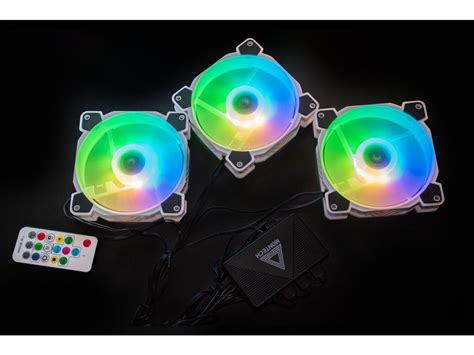 Montech Z3 PRO Addressable RGB 120mm Fan 3 In 1 With Lighting Controller PWM Control For