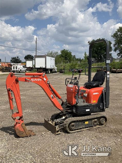 2021 Kubota K008 3 Mini Hydraulic Excavator For Sale 673 Hours South