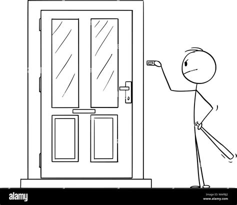 Vektor Cartoon Strichmännchen Zeichnen Konzeptionelle Darstellung Der