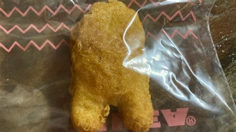 Mcdonald S Chicken Nugget Resembling ‘among Us Character Sells For