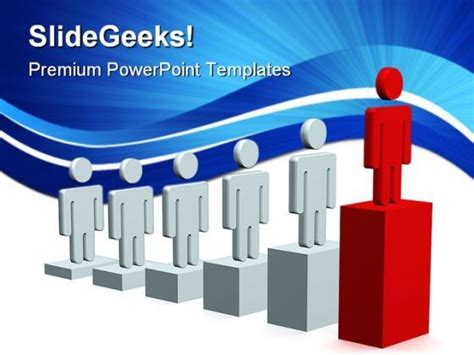 Growth Of Manpower Leadership Powerpoint Templates And Powerpoint Backgroun