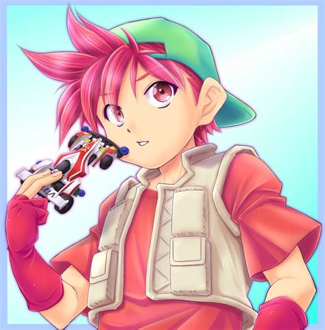 Seiba Retsu And Buster Sonic Bakusou Kyoudai Lets And Go Drawn By