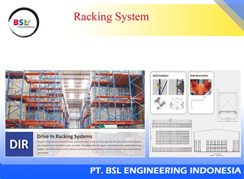 Racking System Pt Bsl Engineering Indonesia 021 292 7650 0812