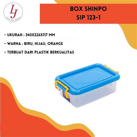 Jual Container Box Shinpo Sip 123 Ukuran 1 3 Box Serbaguna Kecil