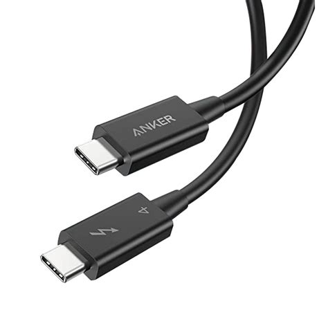 Anker Usb C To Usb C Thunderbolt 40 Cable 70cm 100w 5a ถ่ายโอนข้อมูล