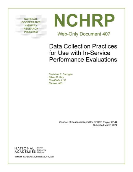 Data Collection Practices For Use With In Service Performance