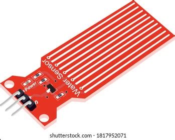 Rain Water Level Sensor Module Detection Stock Vector Royalty Free 1817952071 Shutterstock