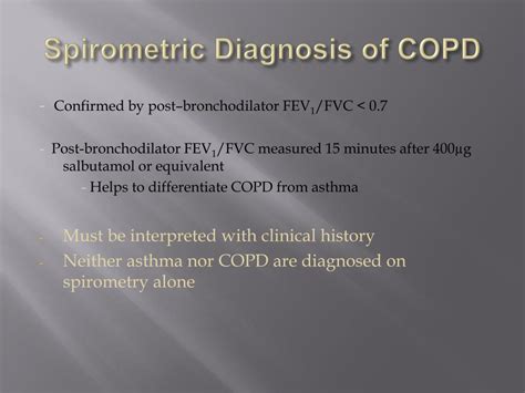 Ppt Confirming The Diagnosis Of Copd By Spirometry A Clinical Review Powerpoint Presentation