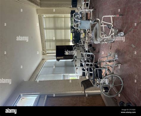 Lots Of Wheelchairs Left Behind Milledgeville Usa The Creepiest