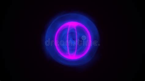 Animated Concentric Circles Optical Illusion Effect Background Stock