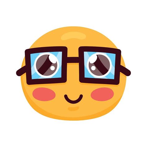 Genius Emoji Face Character 11451088 Vector Art At Vecteezy