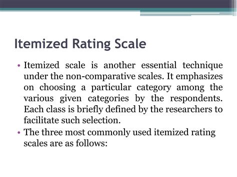 measurement concept scaling techniques pptx