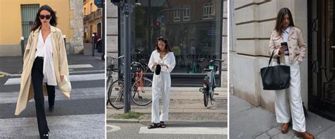 Cómo Combinar Camisas Blancas Y Pantalones En Primavera