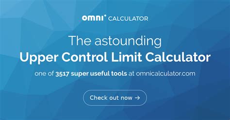 Upper Lower Control Limit Calculator