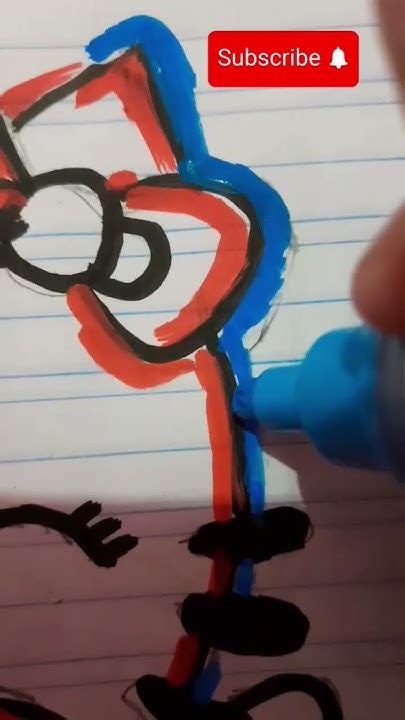 Pintando A 💕hello Kitty 💕 Part 2 Art Posca Youtube