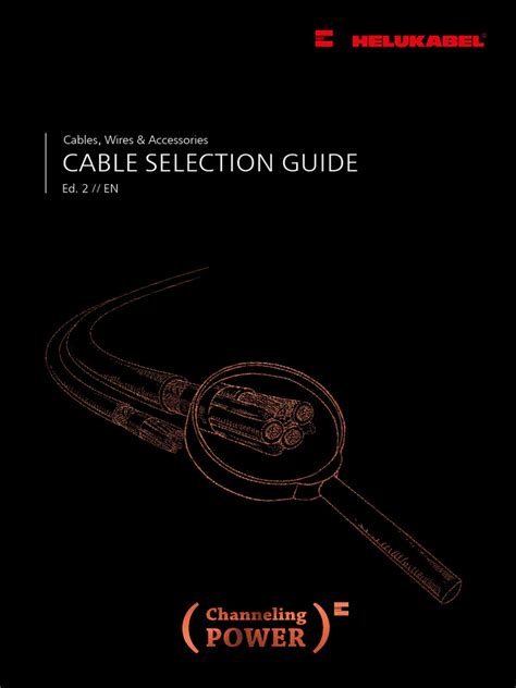 Brochure Cable Selection Guide For Industrial Automation En Pdf