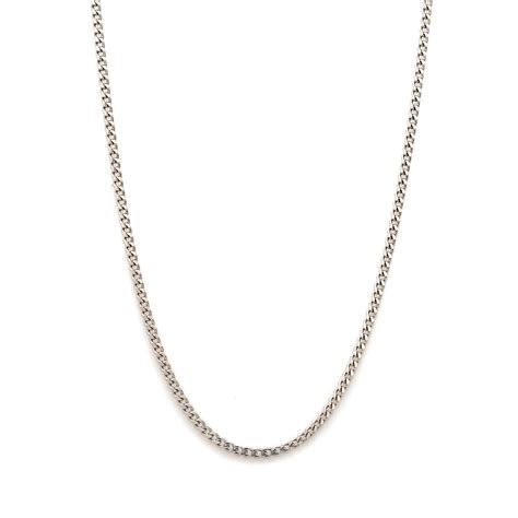 2mm Platinum Curb Chain Uni Sex Jl Pt Ch 982 A Etsy