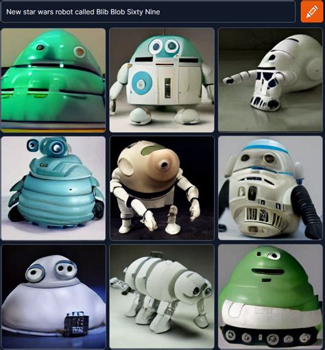 New Star Wars Robot Called Blib Blob Sixty Nine R Weirddalle